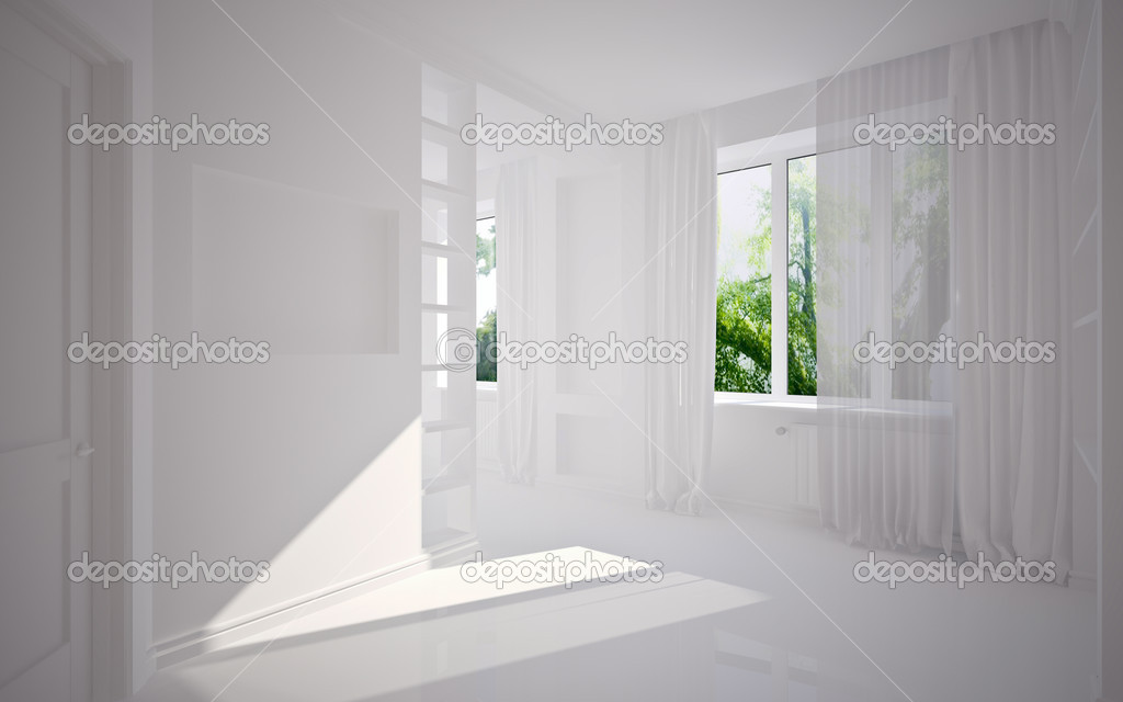 modern blank interior - MG Drywall